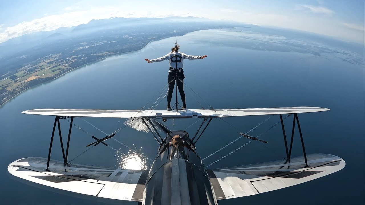 Wing Walking in Sequim, WA - YouTube
