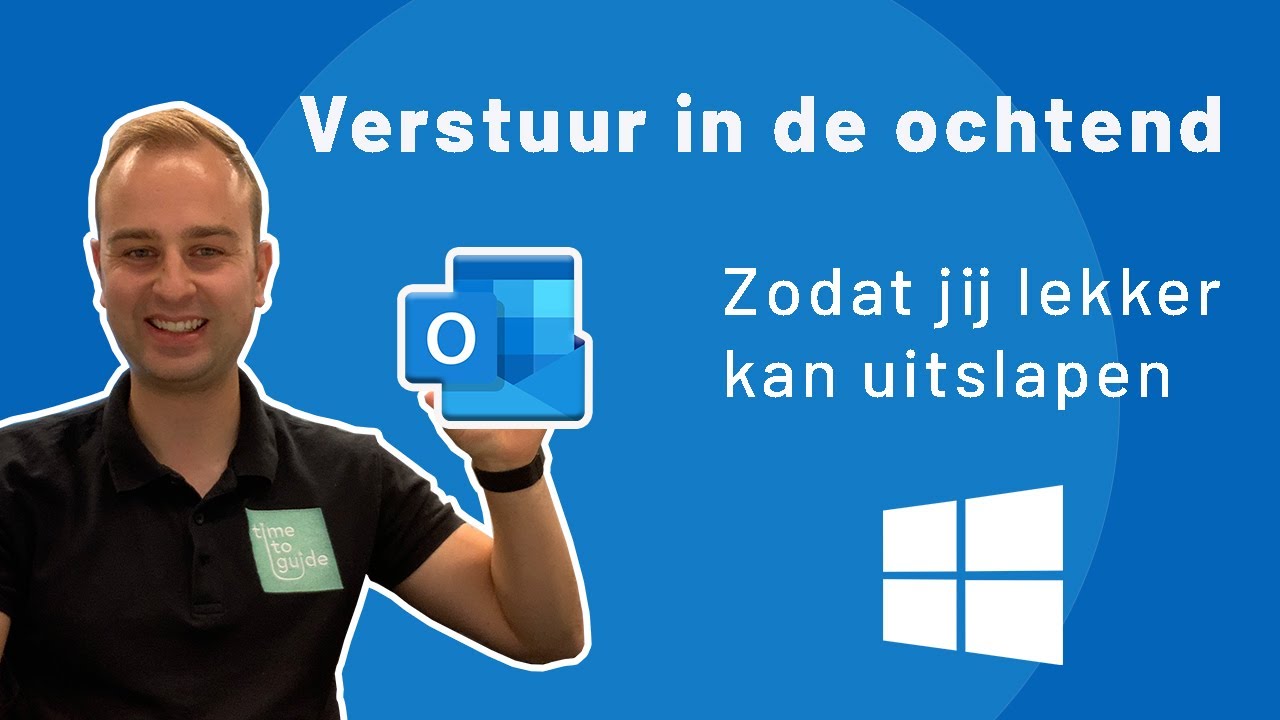 E-mail uitgesteld en later verzenden - Outlook Windows - YouTube