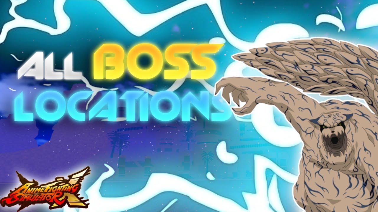 ALL BOSS LOCATIONS AND SPAWN TIMES IN AFSX - Roblox Anime Fighting ...
