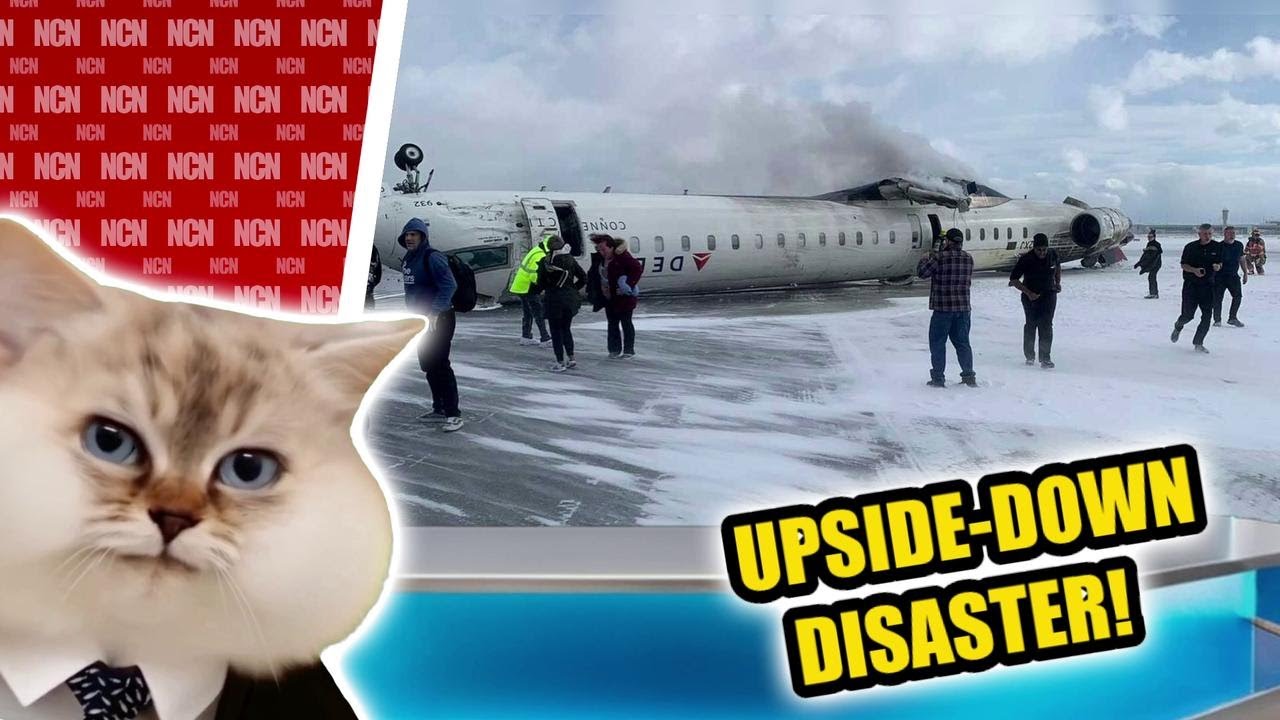 PLANE FLIPS at Toronto Airport; FAA Changes QUESTIONED! - YouTube