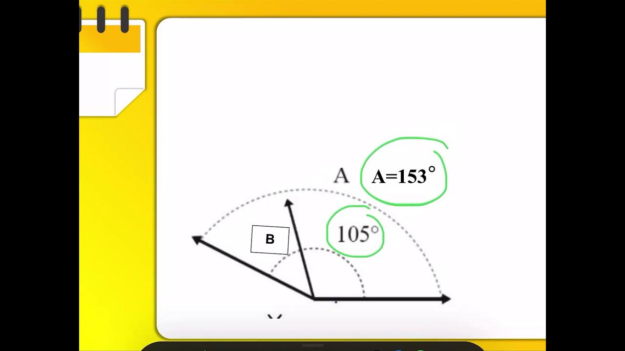How to find an Angle Measurement without using a protractor - YouTube