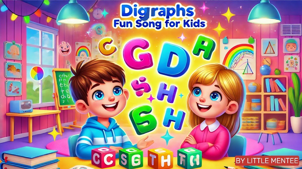 Digraphs Fun Song For Kids! | LittleMentee - YouTube