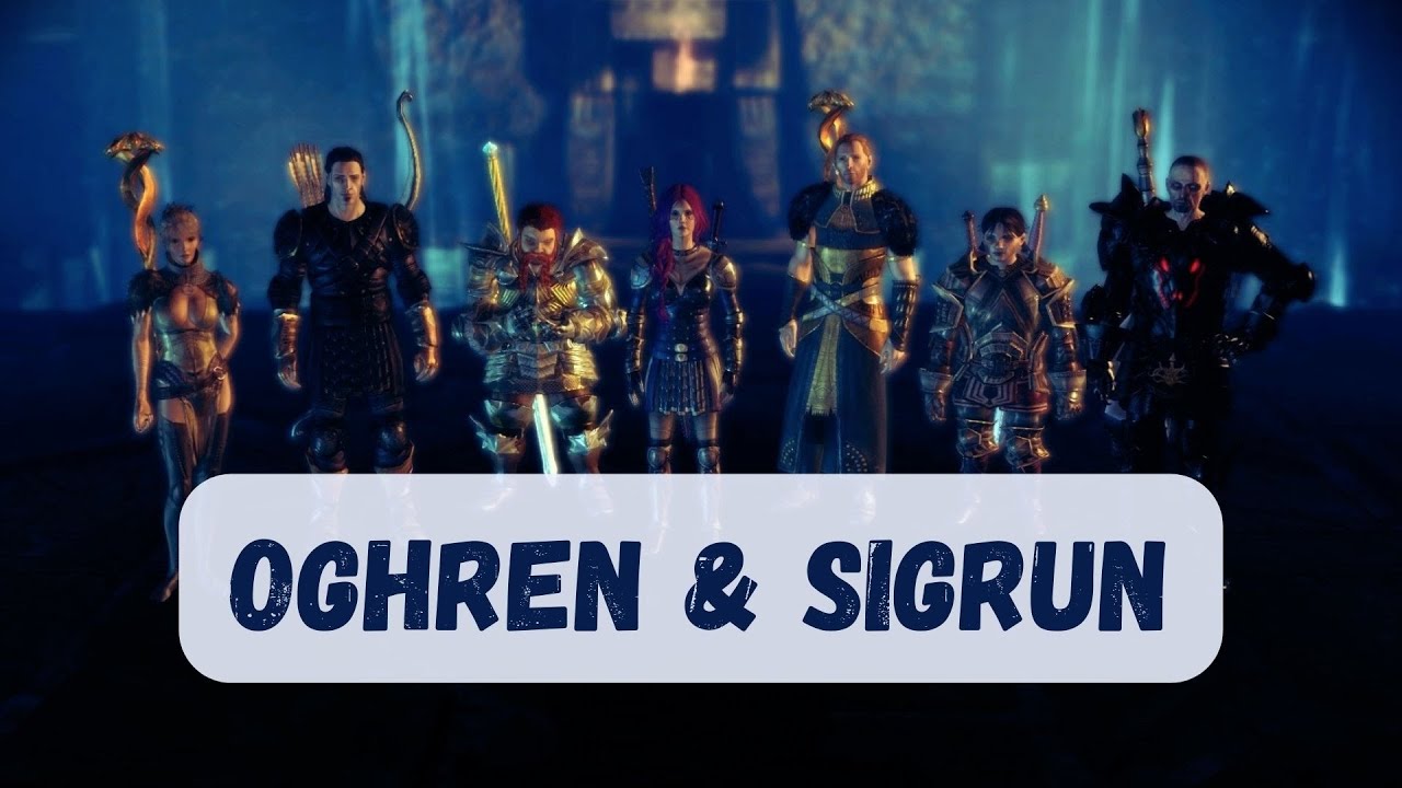 Dragon Age Origins - Awakening - Oghren & Sigrun - Banters en français ...