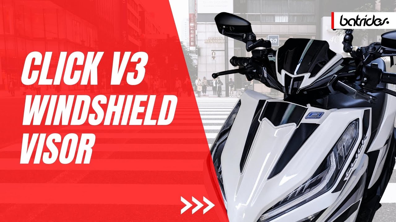 Honda Click V3 Visor | Budget meal - YouTube