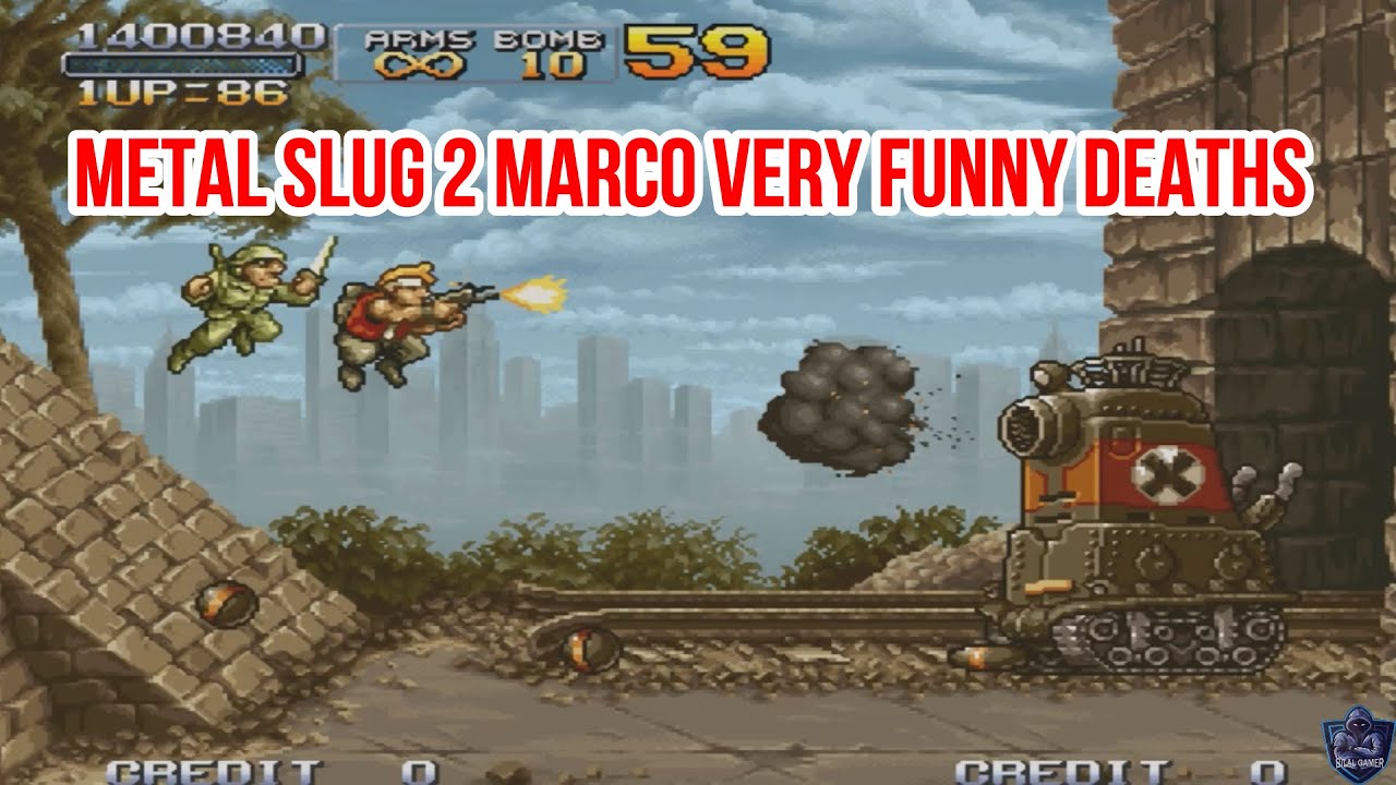 Metal Slug 2 Marco Funny Mistaking Deaths 😂🤣 (PC) (HD) [1080p 60fps ...