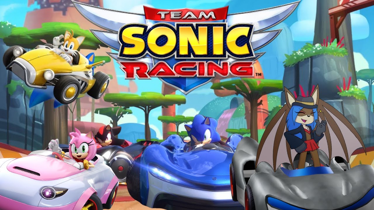 Shadow and Silver race to the finish line! Team Sonic Racing Grand Prix ...