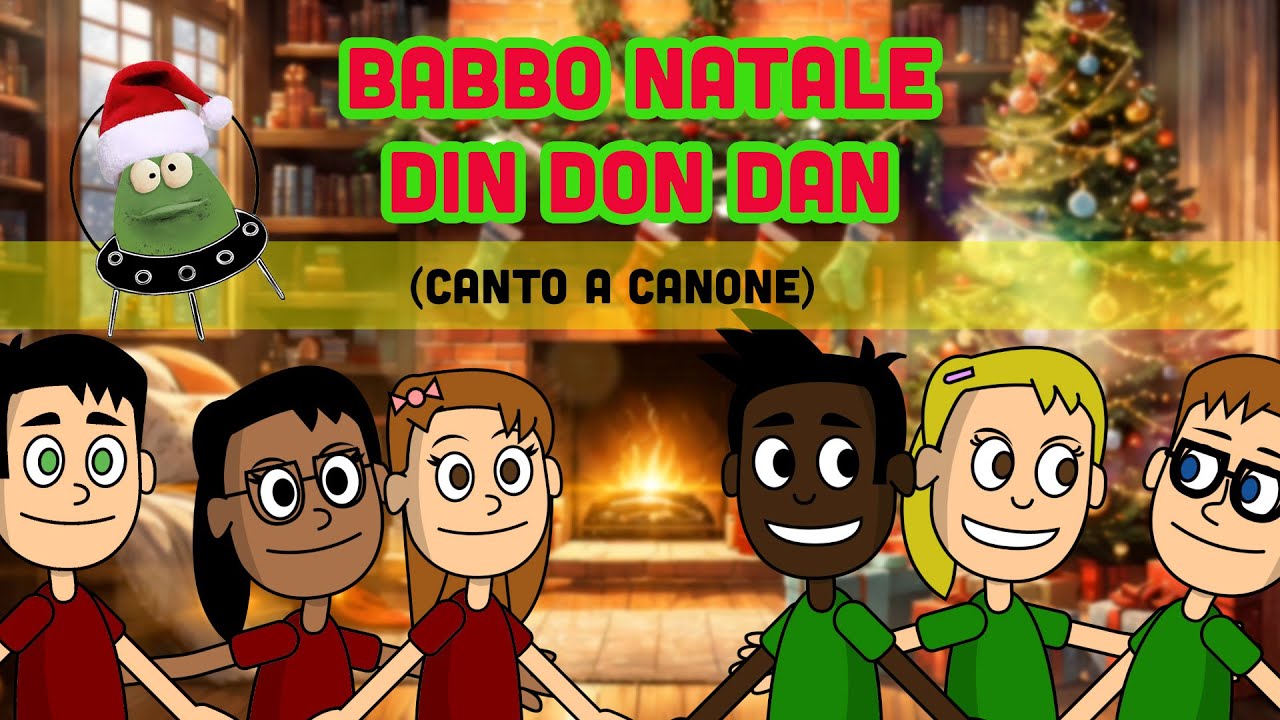 BABBO NATALE DIN DON DAN - (versione canto a canone) - YouTube