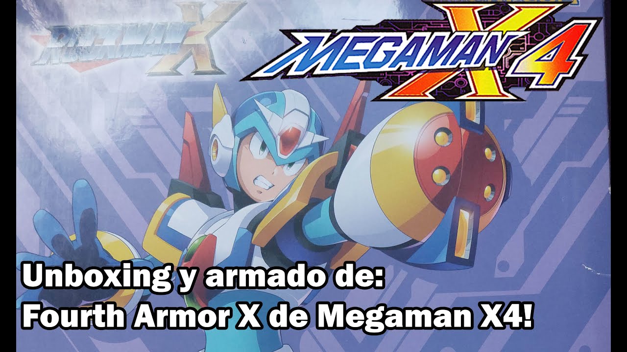 Unboxing y armado: Fourth Armor X (Mega Man X4 / X5) Kotobukiya - YouTube