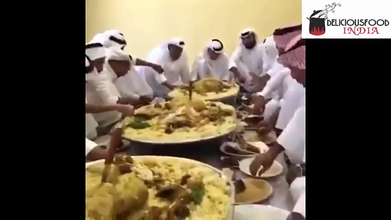 Saudi Arabia eating full goat Biryani !! Street Food Saudi Arabia ...