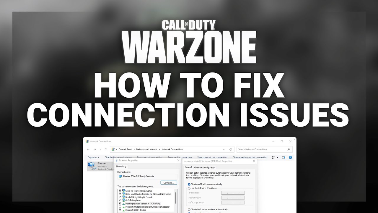 Warzone – How to Fix Connection/Server Issues! | Complete 2024 Guide ...