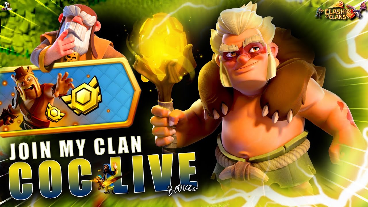COC LIVE CWL Upcoming & WAR Attacks | clash of clans live stream Best ...
