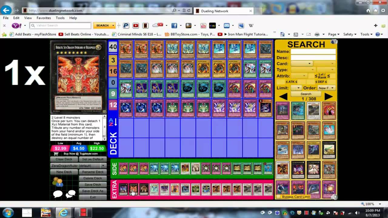 YUGIOH World: Angel Of Zera Dragon Ruler Deck Profile 2013 By Kung Fu ...