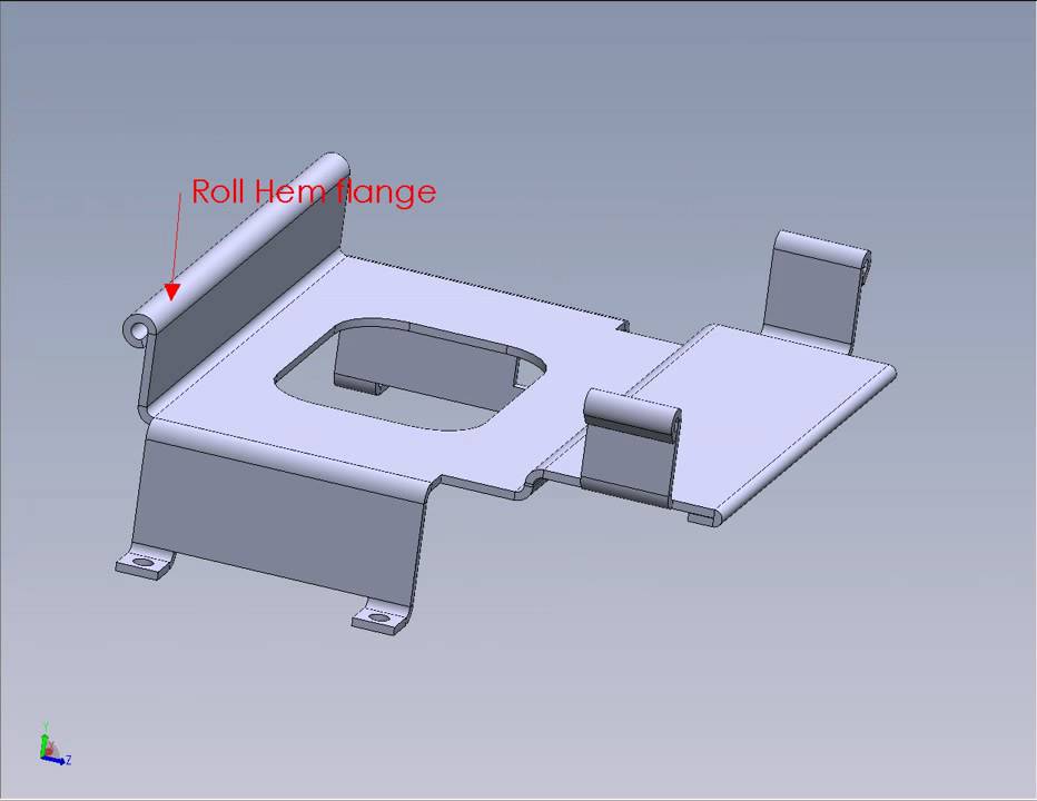 Feature Recognition Sheet Metal Features - YouTube