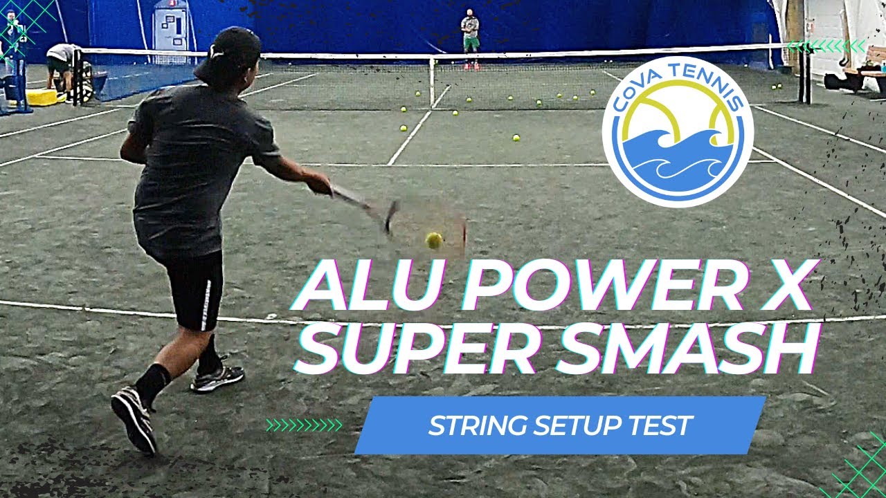 Luxilon Alu Power x Kirschbaum Super Smash Hybrid Tennis String Test ...