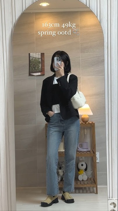 163cm/49kg 5월 출근룩 모음🫧 - YouTube
