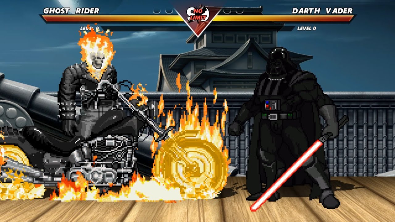 GHOST RIDER vs DARTH VADER - The most epic fight ever made 🔥 - YouTube