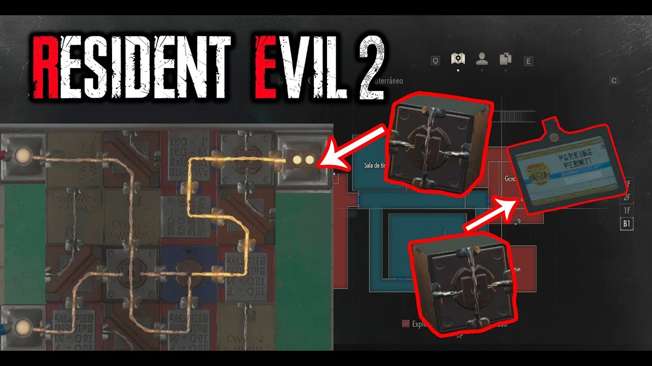 Ubicacion de los Componentes Electronicos y Puzzle Claire A | Resident ...