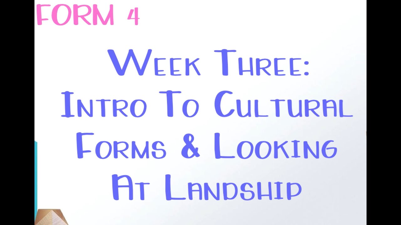 Form 4: Week 3- Intro To Cultural Forms + Barbados Landship - YouTube
