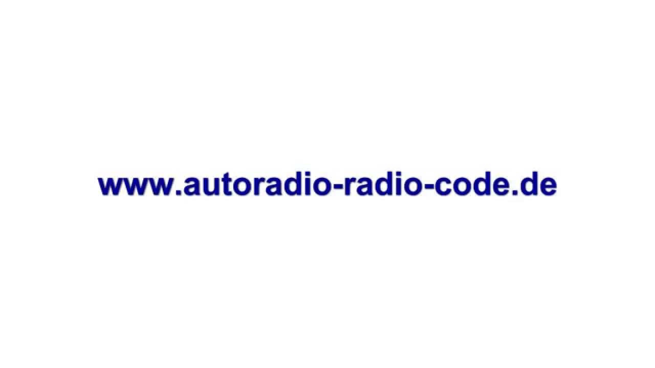 Audi Radio Code RNS-E Navi Plus MMI Radiocode alle Modelle - YouTube