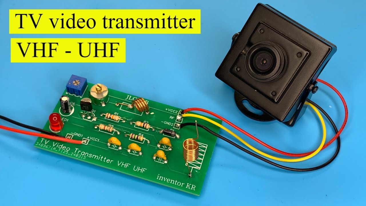 how to make video transmitter , PCB board - YouTube