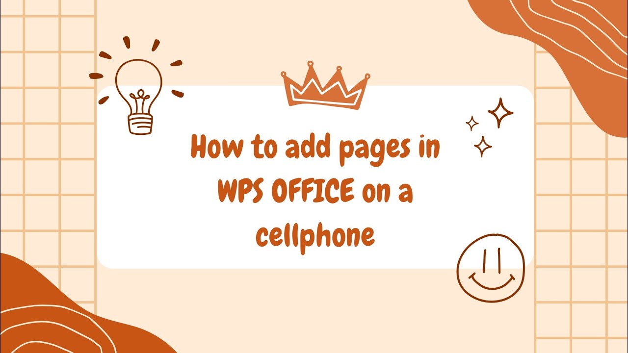 SIMPLE TUTORIAL | HOW TO ADD PAGES IN WPS OFFICE ON A CELLPHONE - YouTube