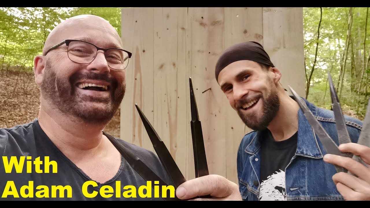 Awesomest Blade Throwing Lesson EVER! - YouTube