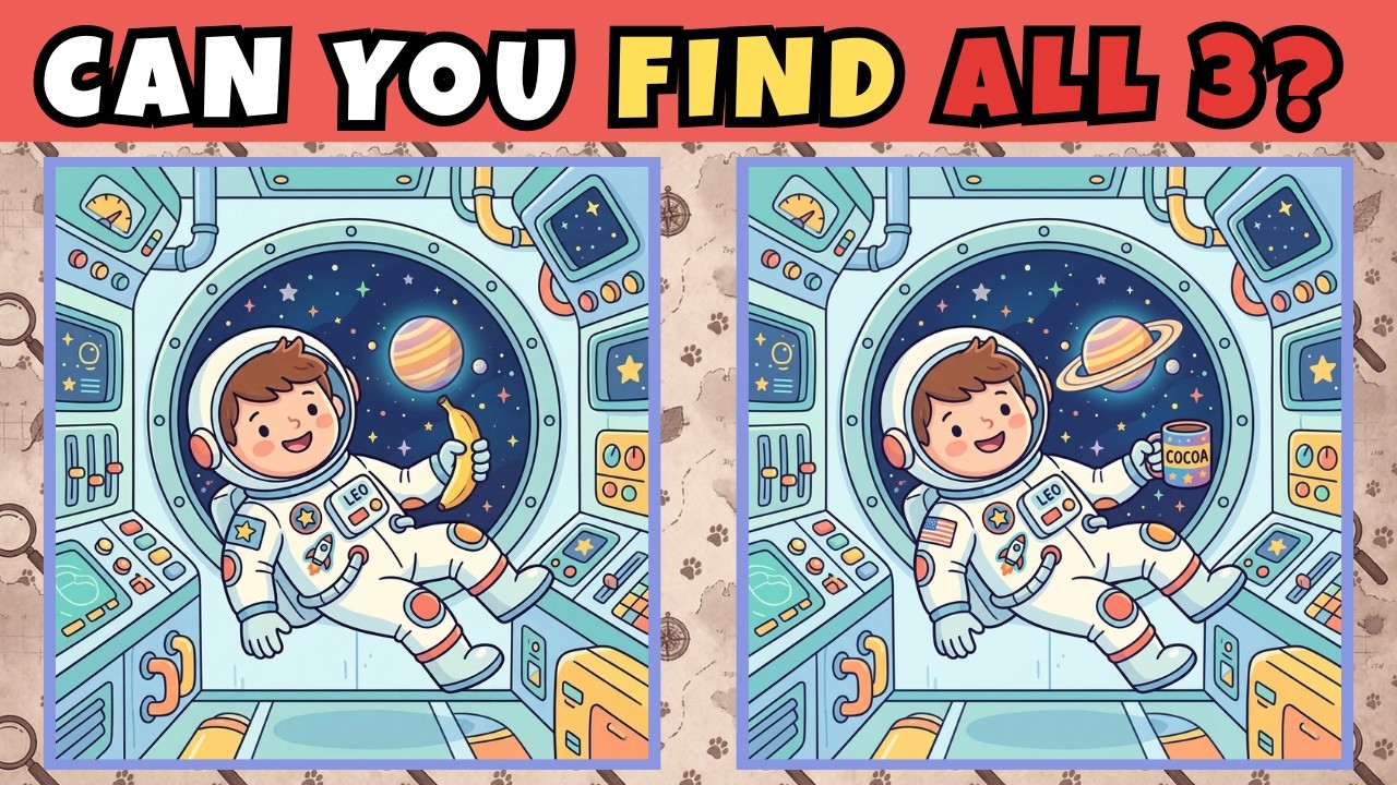 🐱🔍 Spot 3 Differences | Can You Find All 3? 🐱🔍 - YouTube