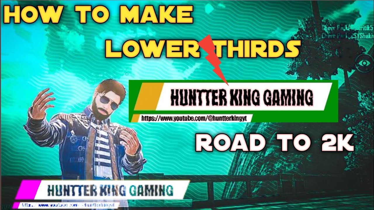 (मोबाइल से Lower third Tutorial How to make lower third animation in Kinemaster | - YouTube