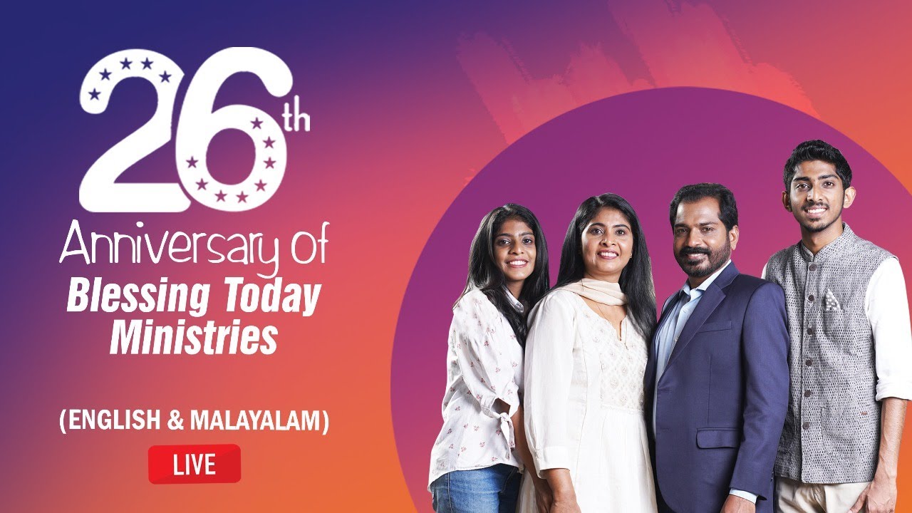 26th Anniversary of Blessing Today Ministries - 09 Feb 2020 (Eng-Mal ...