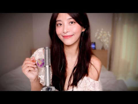 ASMR l Intoxicating Ear Massage👂💤 (Brush,Breathe,Touch)