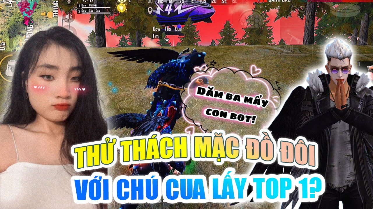[Free Fire] Thử thách mặc đồ đôi với Chú Cua lấy TOP 1? - Bé Bii Gaming ...
