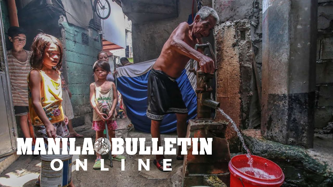 Residents fill up containers due to Maynilad's 'water service ...