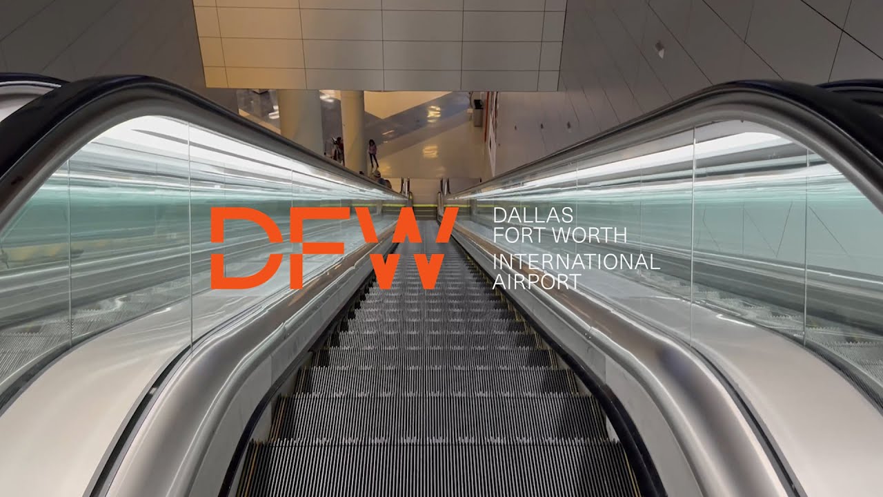 RARE ThyssenKrupp Avante Double-File Escalators - DFW Airport - Dallas ...