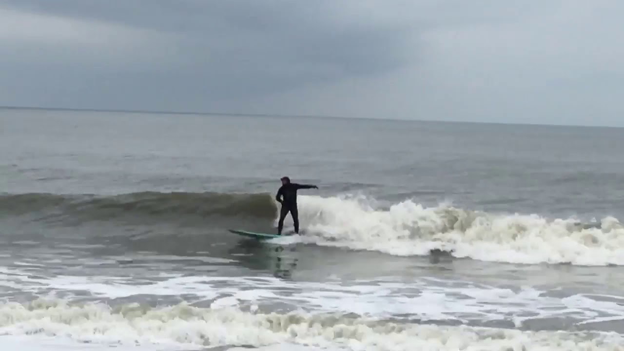 Surfing the last Wave of 2020 in Rehoboth Beach Delaware. - YouTube