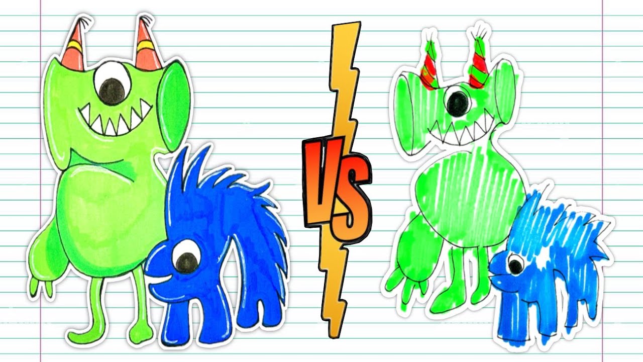 Do vs Don't Drawing Tutorial of Beebo and Peebo from Garten of Banban 6 ...