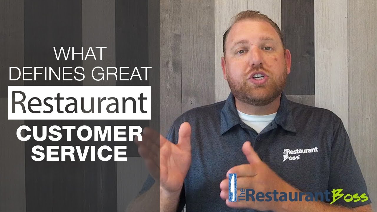 What Defines Great Restaurant Customer Service - YouTube