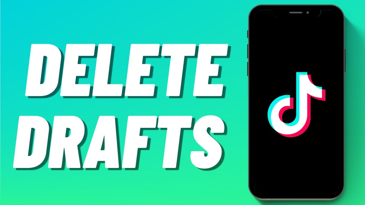How to Delete Drafts on TikTok - YouTube