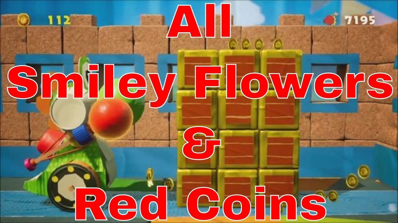 Go-Go Yoshi | All Smiley Flowers 🌼 and Red Coins 💰 | Yoshi's Crafted ...