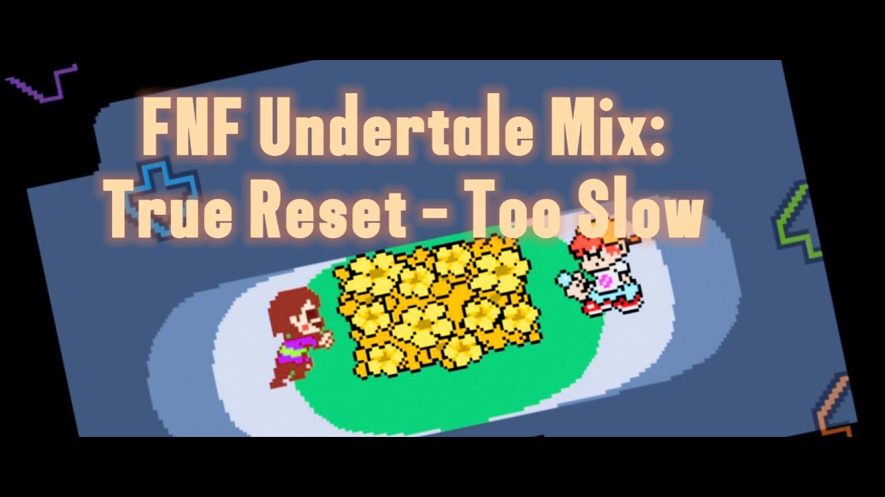More FNF Undertale!!! | True Reset V1 - Too Slow (Undertale Mix) - YouTube