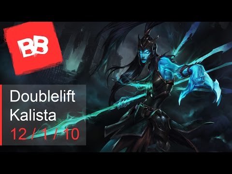 CLG Doublelift with CLG Aphromoo - Kalista Blitzcrank vs Graves Morgana - YouTube