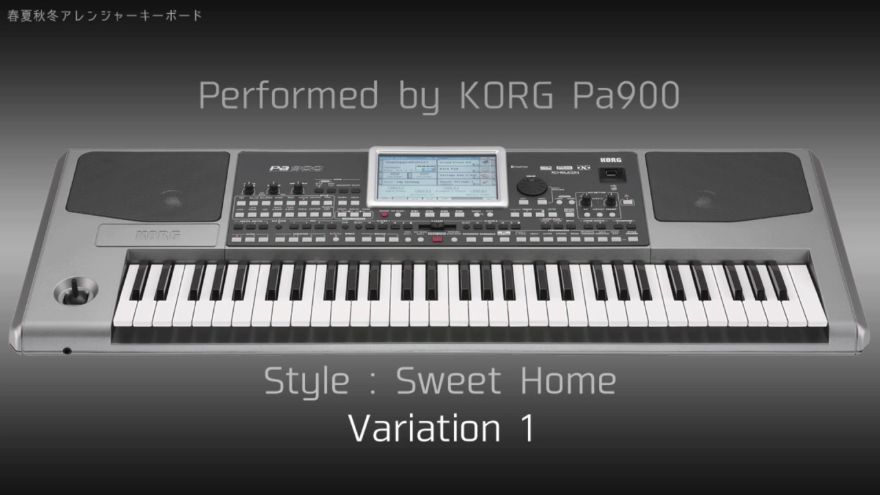 【KORG Pa900】Bonus Style Demo - Sweet Home Chicago - YouTube