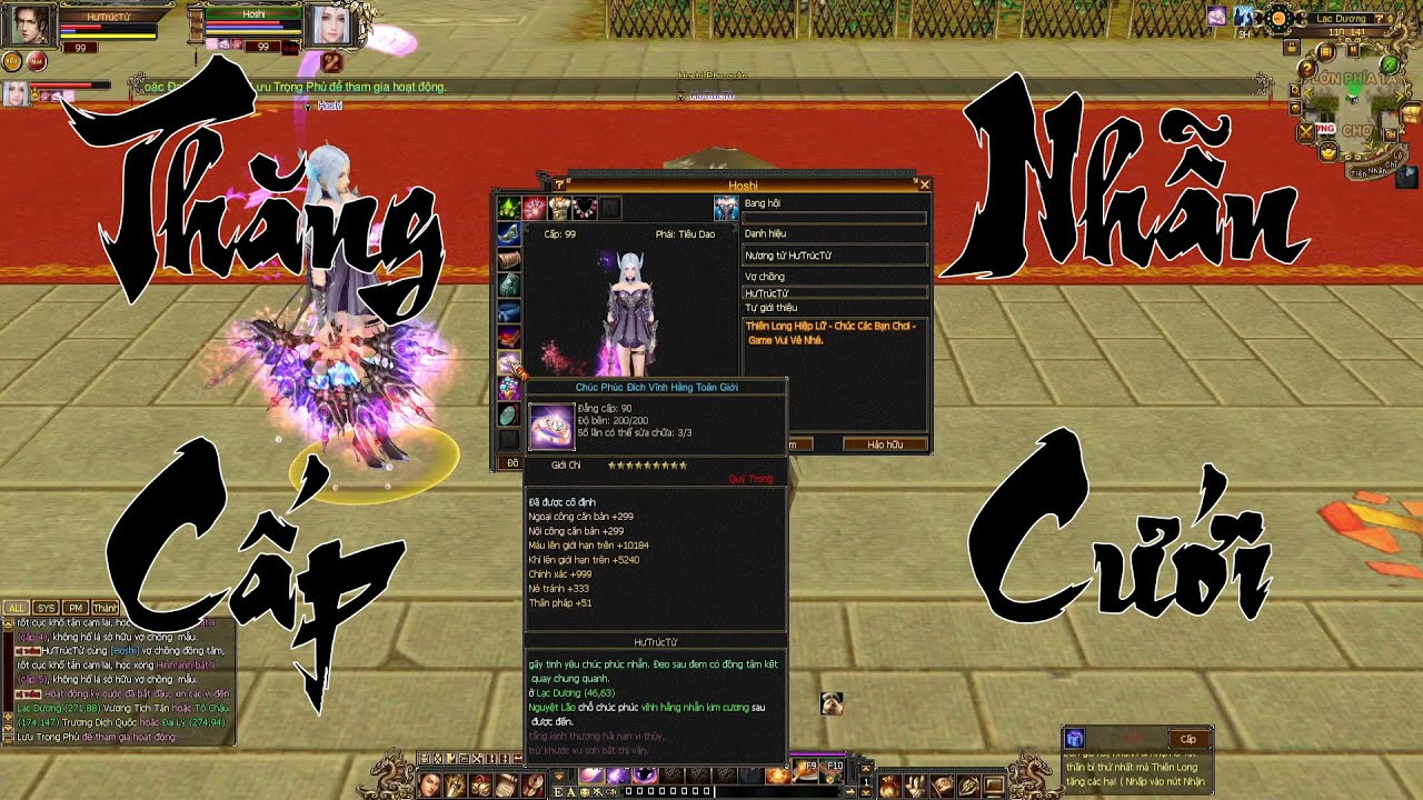 [TLBB] | HƯỚNG DẪN THĂNG CẤP NHẪN CƯỚI VĨNH HẰNG GIỚI CHỈ - YouTube