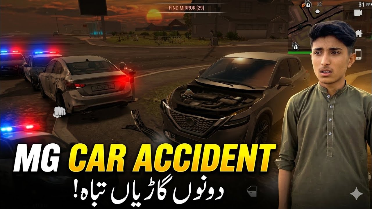 Major Accidents in 1 Video! 😱 MG Car Destroyed! 💥 Ahmad OP Gaming - YouTube