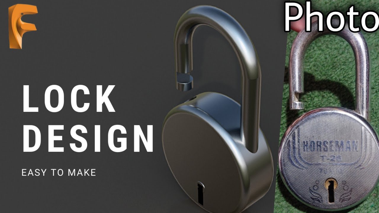 How to make Lock Design | Easy to design. - YouTube