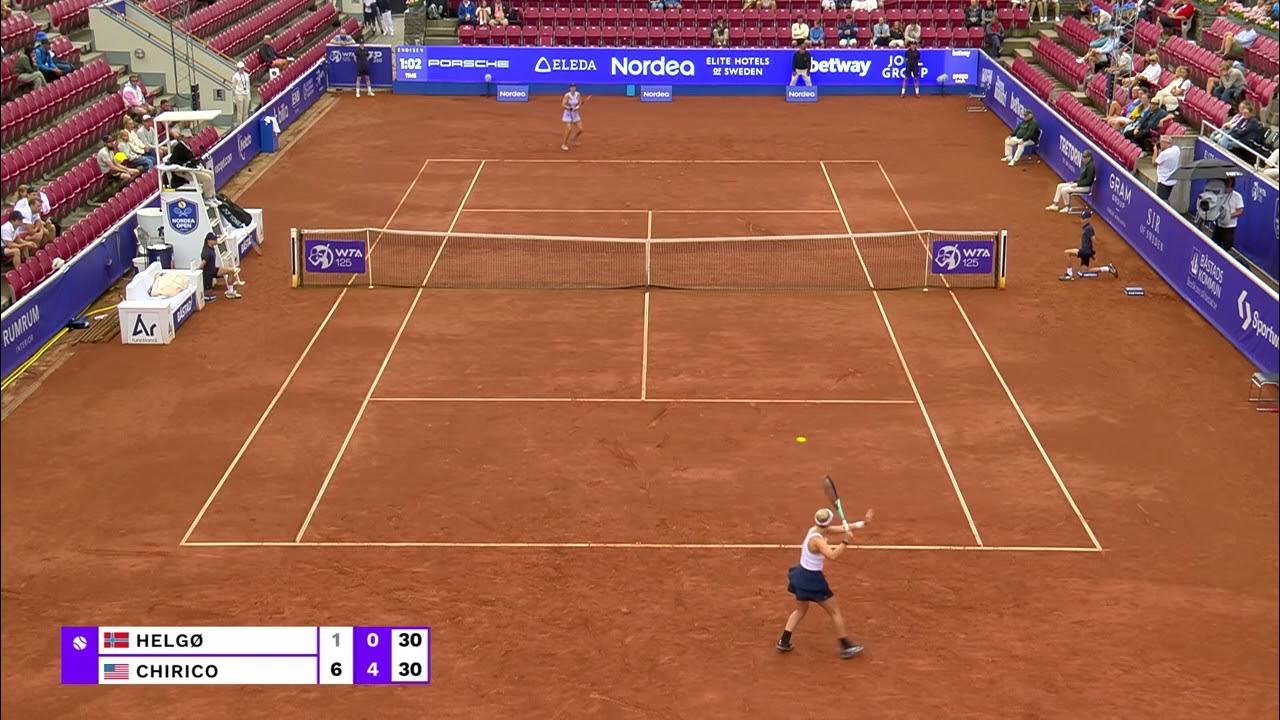 Hot Shot: Malene Helgö - Nordea Open WTA 2023 - YouTube