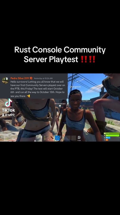 Rust Console Community Server’s are live…#shorts #rust #rustconsole - YouTube