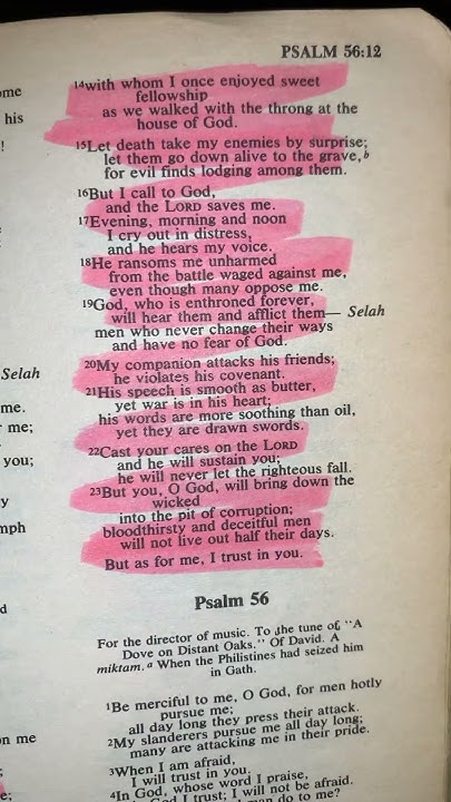 Let’s Read Together ️ Holy Bible page 323 Book of Psalms | NIV | Pause to Read - YouTube