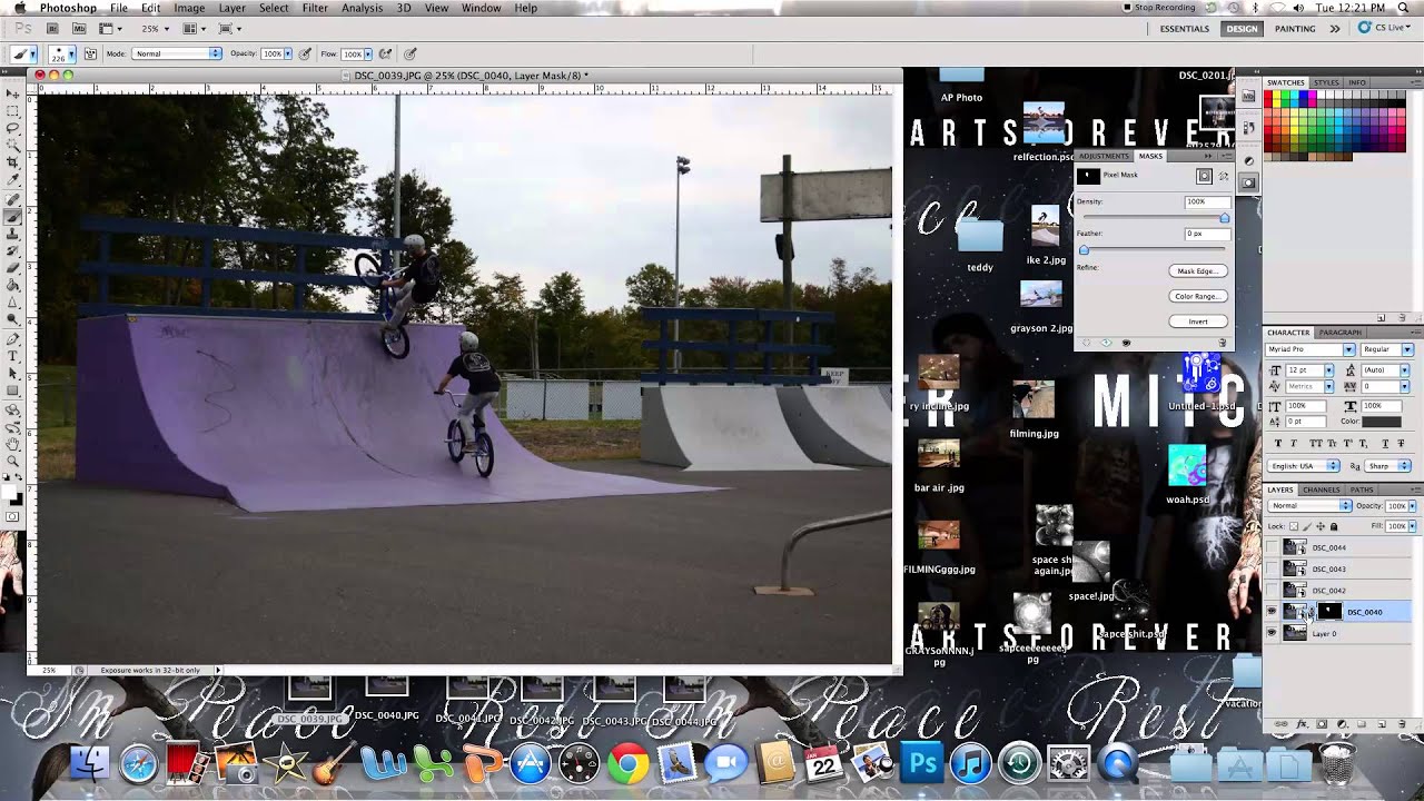 How to make a sequence shot using Adobe Photoshop - YouTube