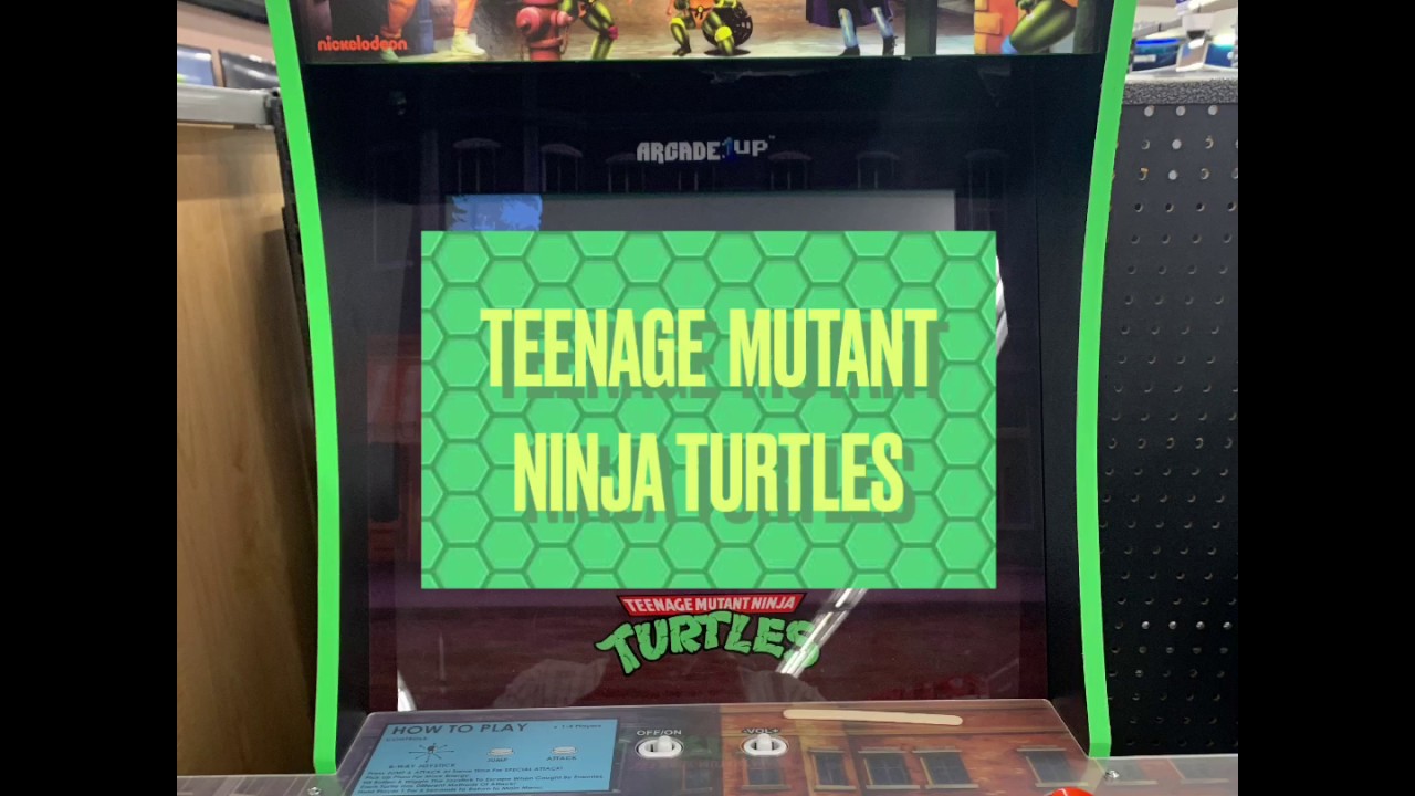 Arcade 1Up Teenage Mutant Ninja Turtles - YouTube