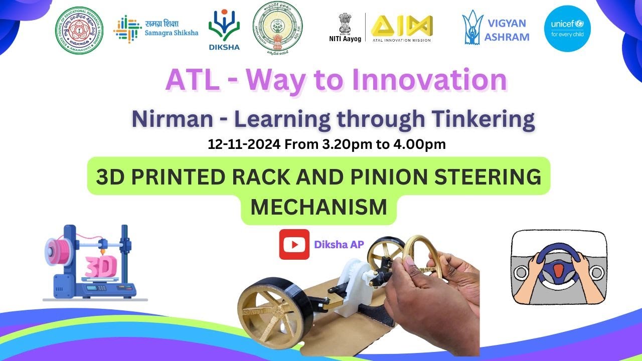 3D PRINTED RACK AND PINION STEERING MECHANISM - YouTube